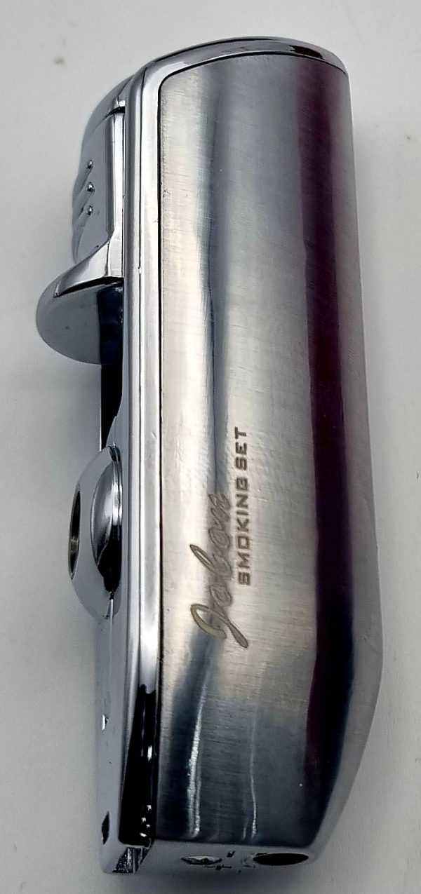 Jet Lighter 3 Flame with Cigar Punch Silver – CUBAN CIGAR WORLD